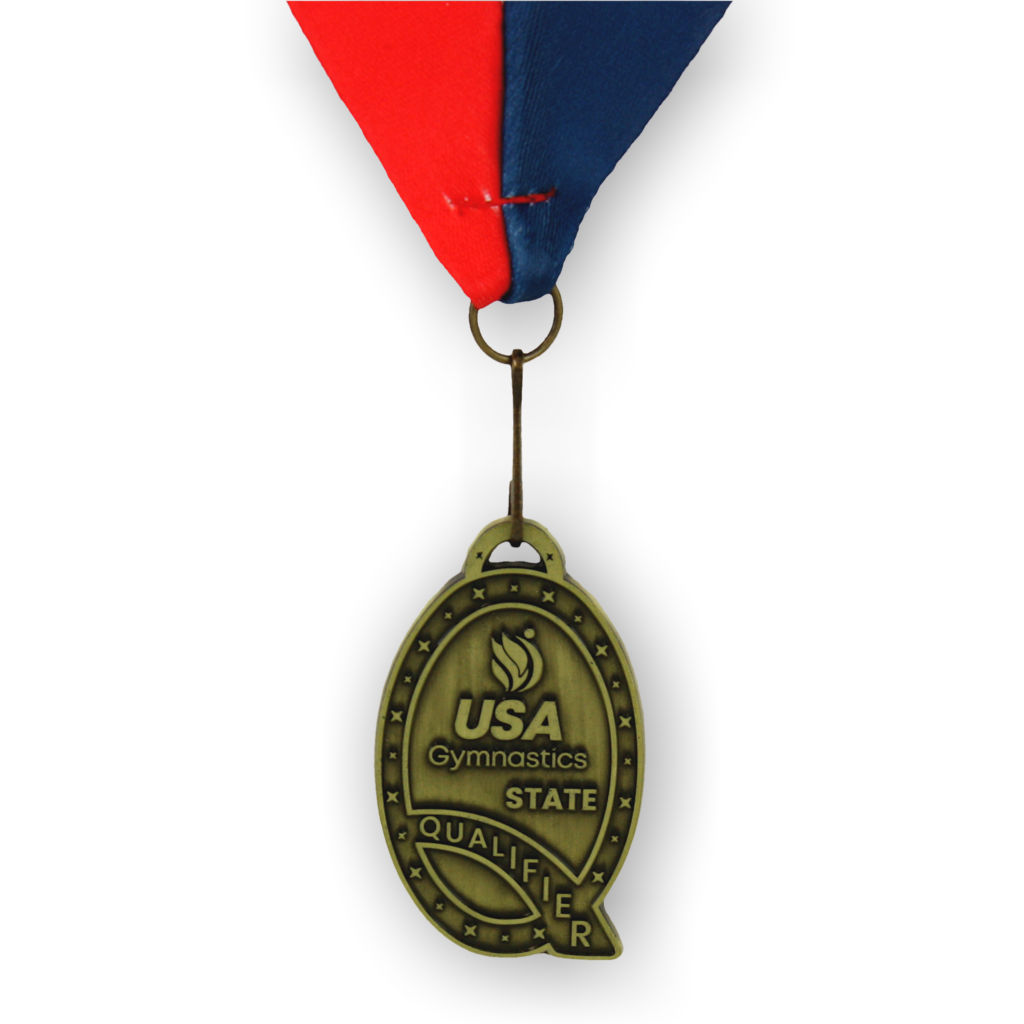 Official USA Gymnastics State Qualifier Medal | A-1 Awards, Inc.